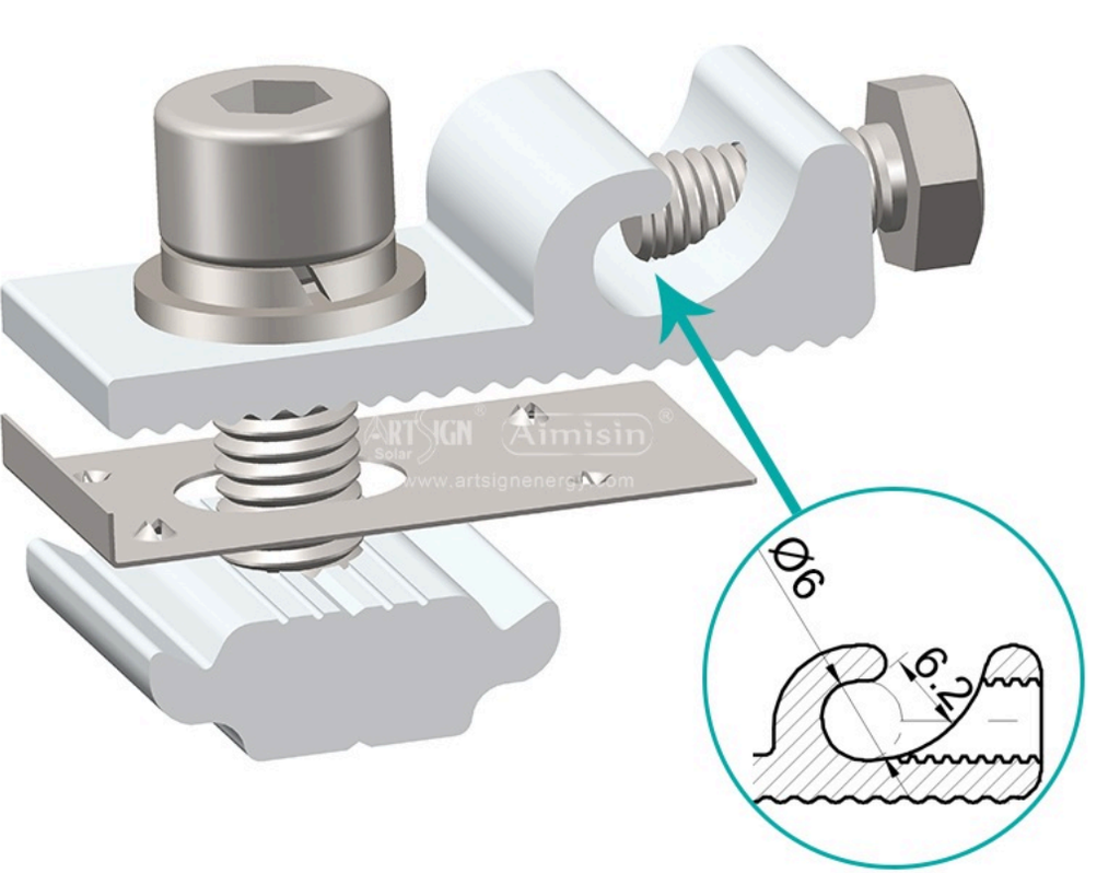 Ground Clamp Goomax | ALZ Energy Distribucion